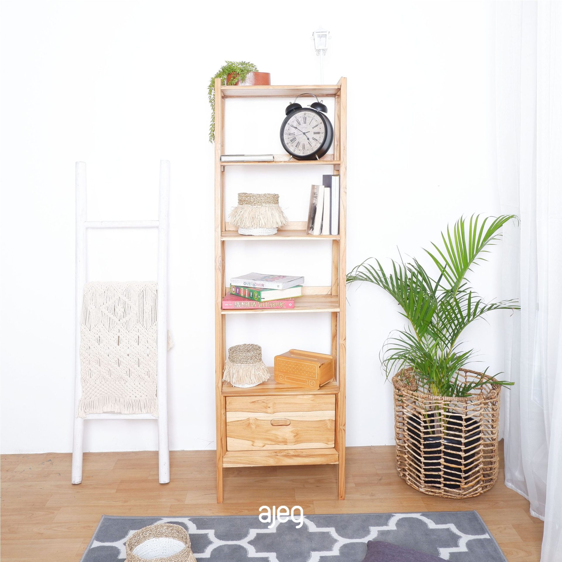 Rak Buku/Rak Hias Itsuki Eco | Ajeg Furniture