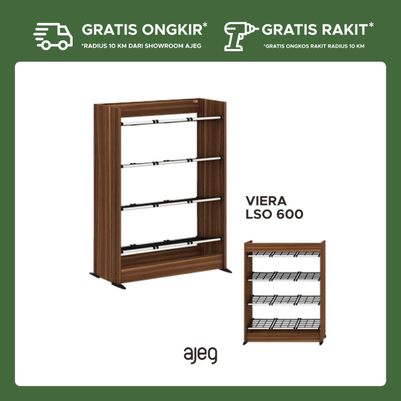 Rak Sepatu VIERA LSO 600 | Ajeg